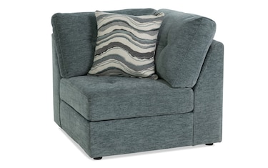 Modular Bob™ Spa Blue 117'' 5 Piece Sectional with Storage Ottoman ...