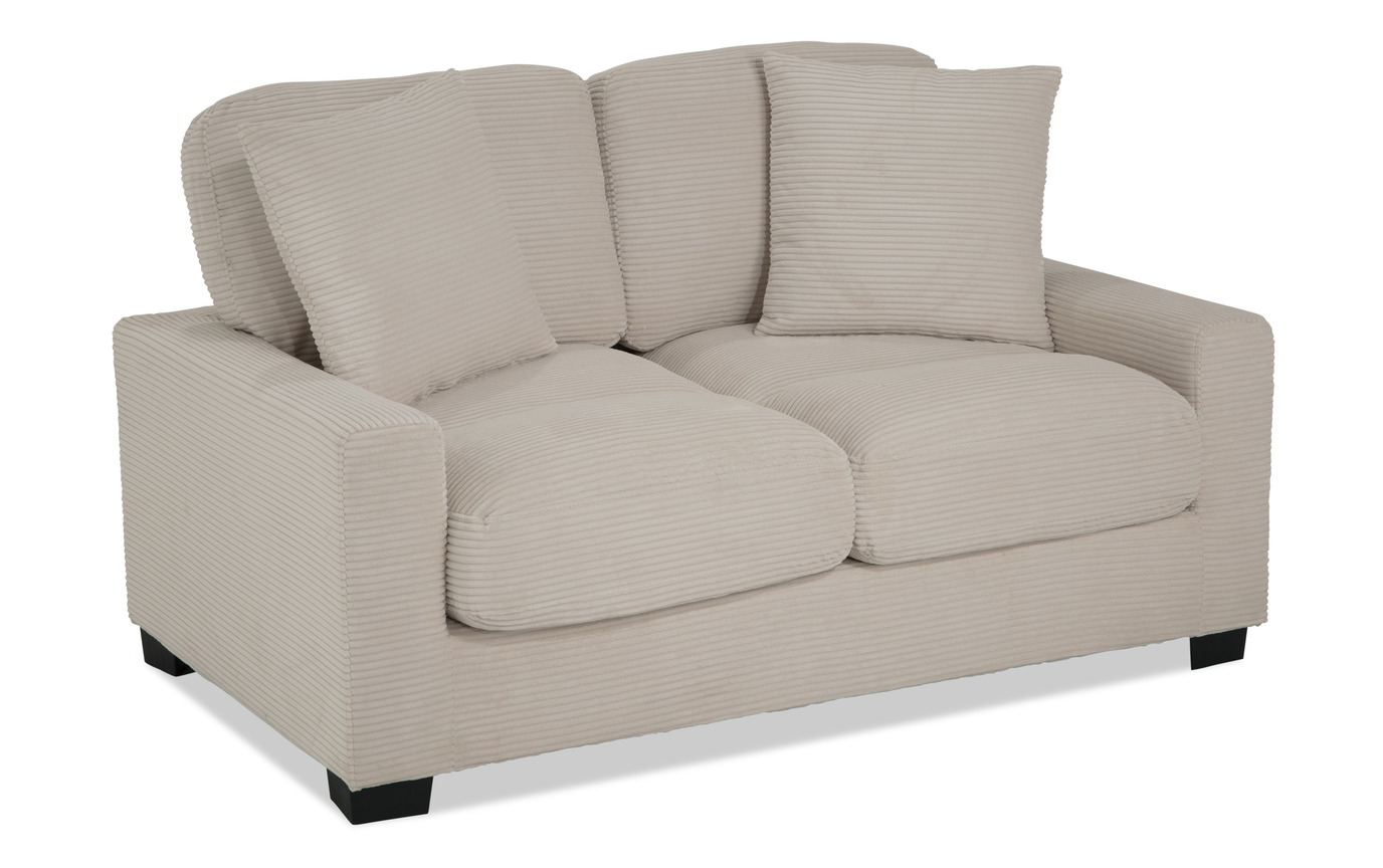 Aspen Beige 86'' Sofa & 61'' Loveseat | Bob's Discount Furniture ...