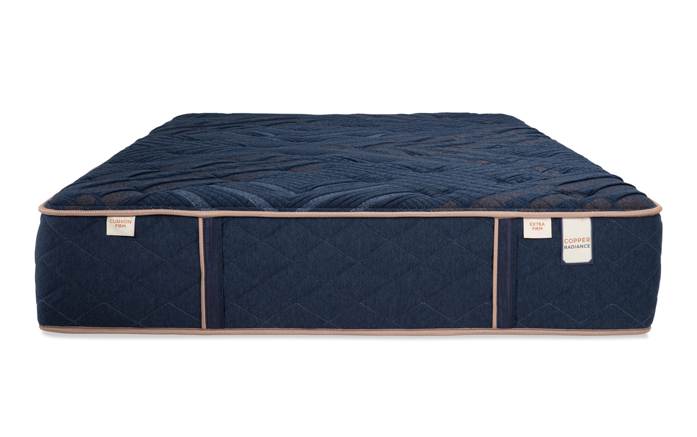 Power Bob Elite Base with Copper Radiance 13'' Queen Dual Mattress ...