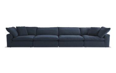 Dream Navy 174 4 Piece Modular Sofa Bob s Discount Furniture Mattress Store