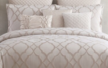 Meadow 10 Piece King Champagne Comforter Set | Bob's Discount Furniture ...