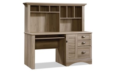 Cove 3 Drawer Oak Desk | Bob's Discount Furniture & Mattress Store